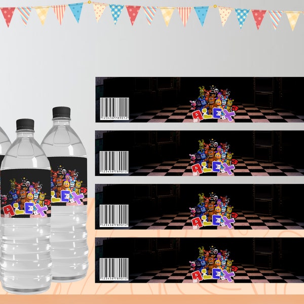Water Bottles Five Nights at Freddys - Etsy