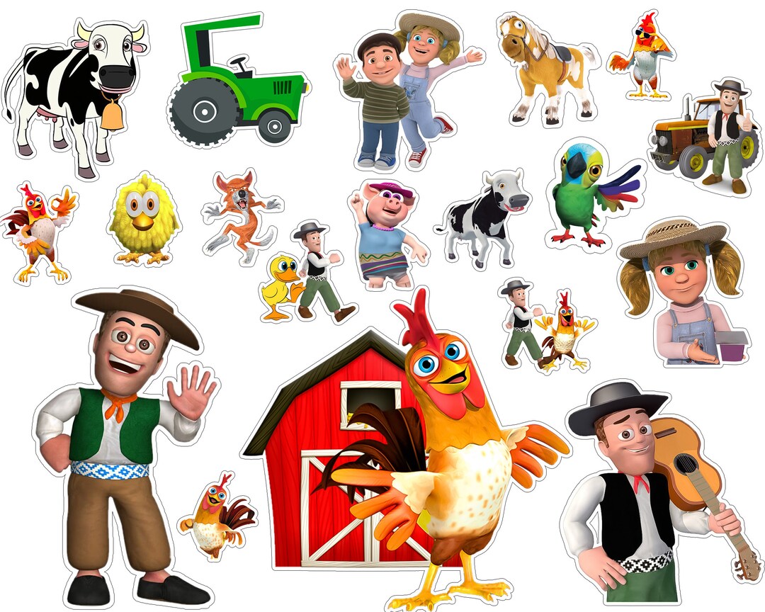 The Zenon Characters Farm Png Images the Zenon Party Clipart - Etsy Canada