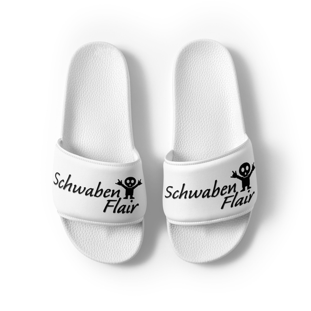 Schwabenflair Herren-schlappen Weiß - Etsy