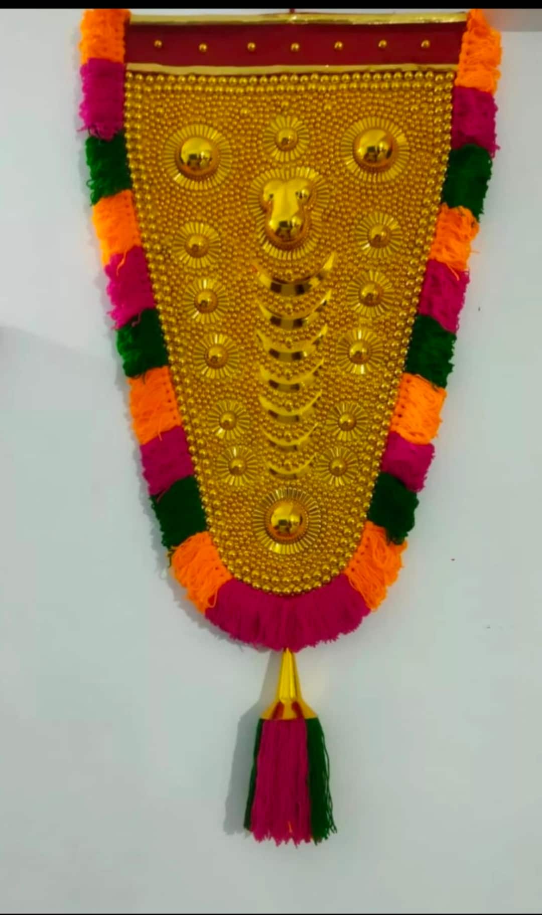 Handmade Golden Traditional Nettippattam, 2.5feet, Kerala Home Decor ...