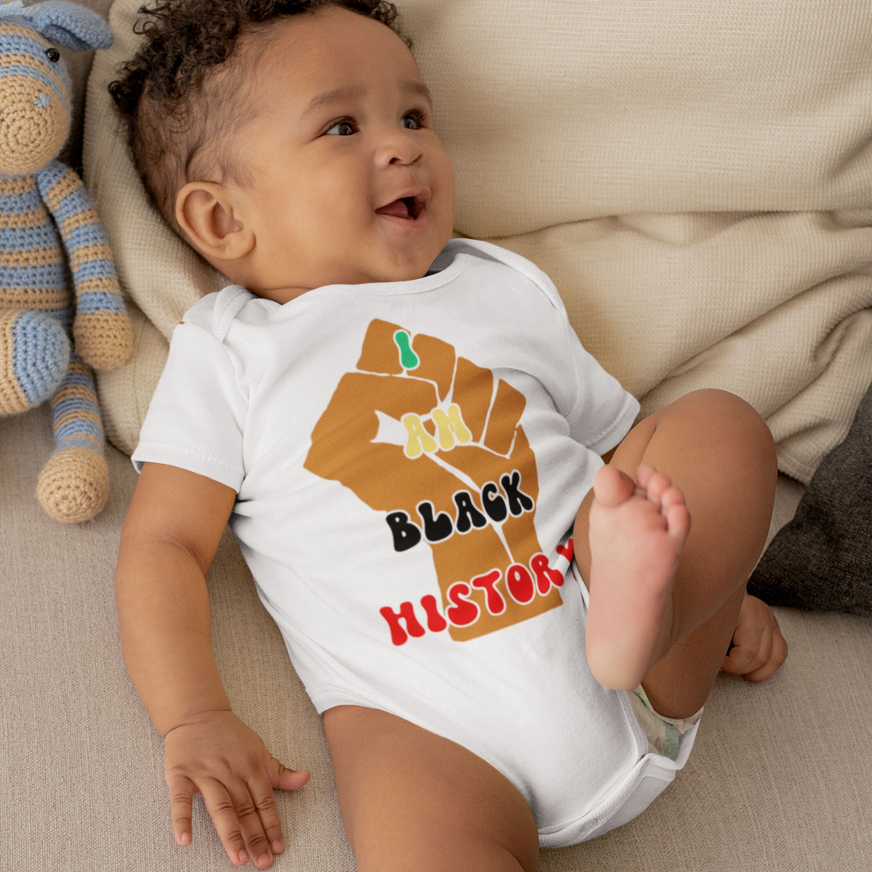 Juneteenth I Am Black History Onesie Black Lives Matter Baby Bodysuit ...