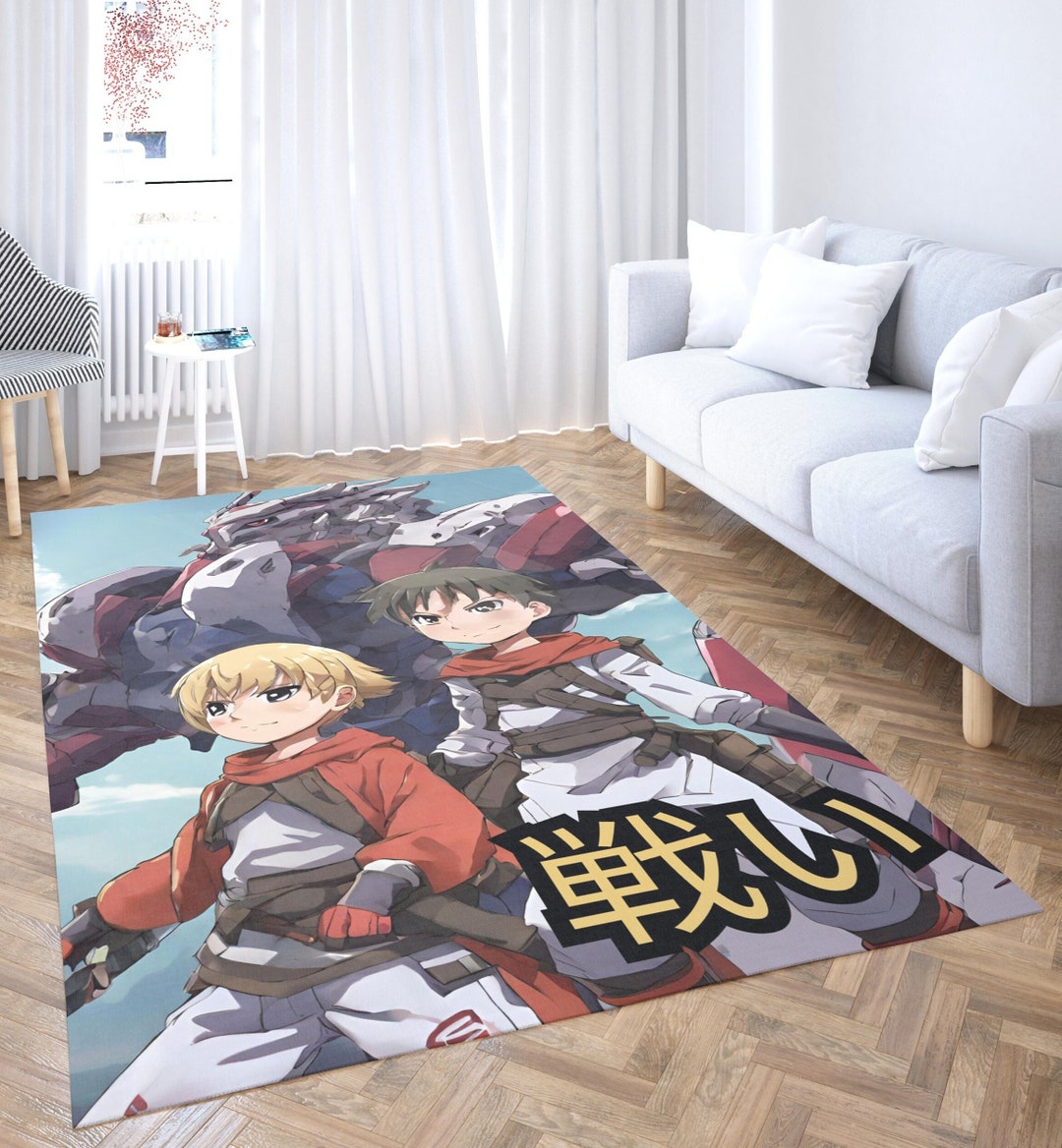 Anime Rug Japanese Animation Area Rug New Home Gift Bedroom - Etsy