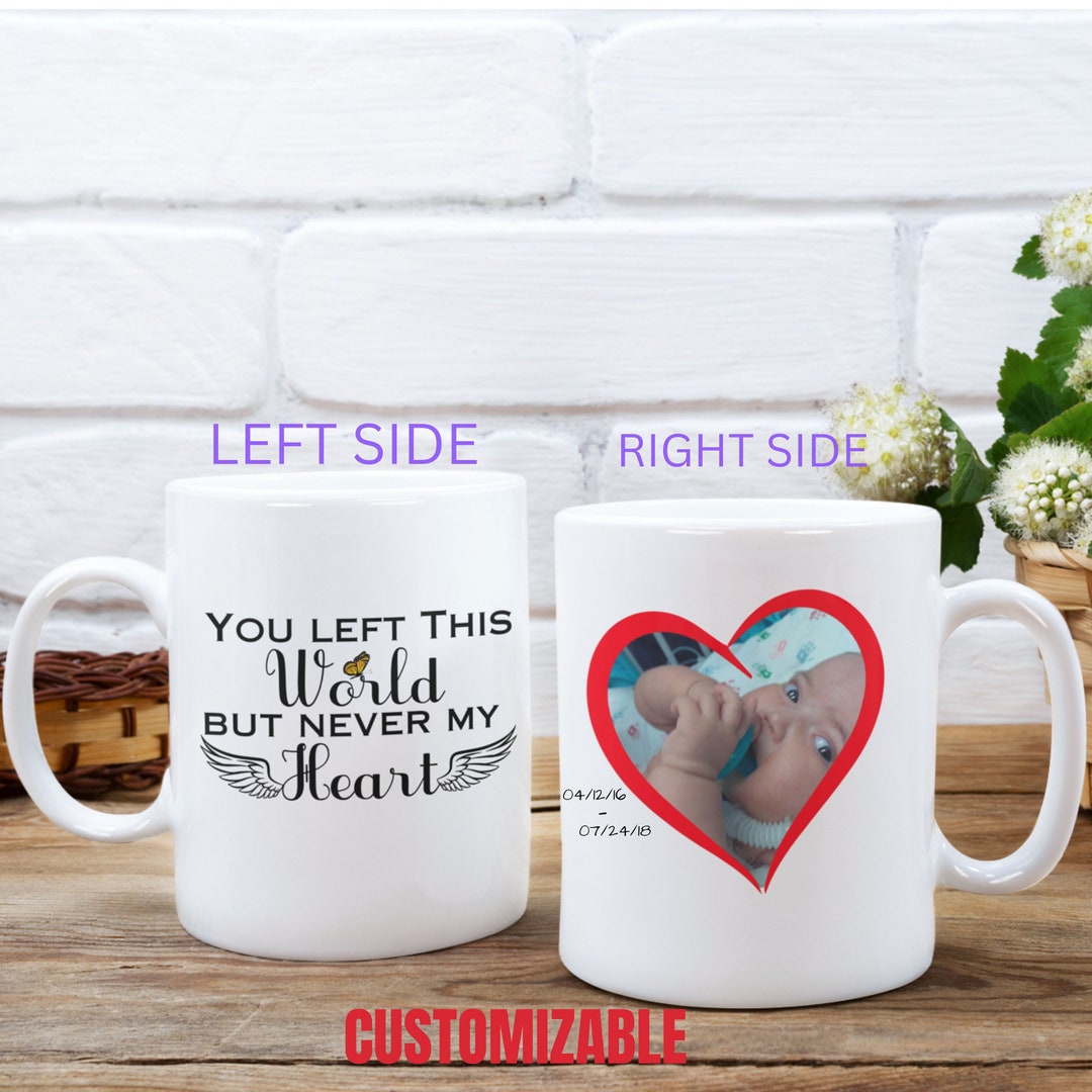 Personalized Memorial Mug for Loved One Mom Dad Baby Sister Brother ...