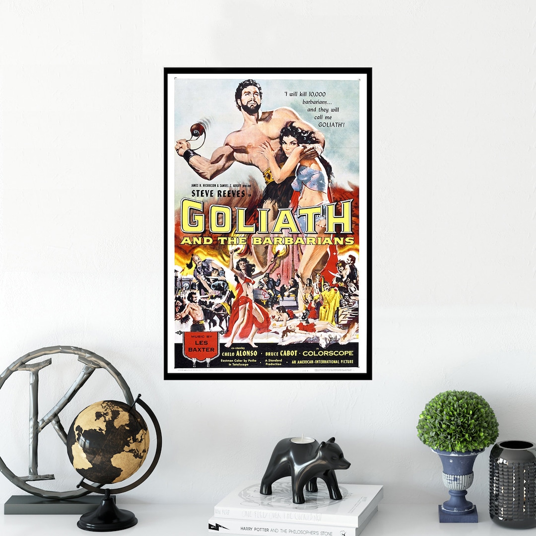 Goliath and the Barbarians Movie Poster Wall Art Room Decor - Etsy