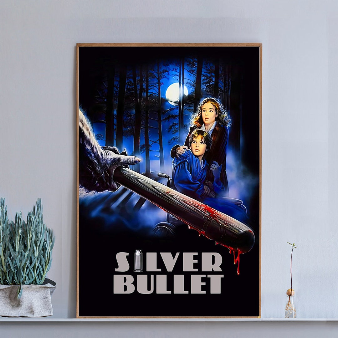 Silver Bullet Movie Poster Wall Art Home Decorvintage Art - Etsy