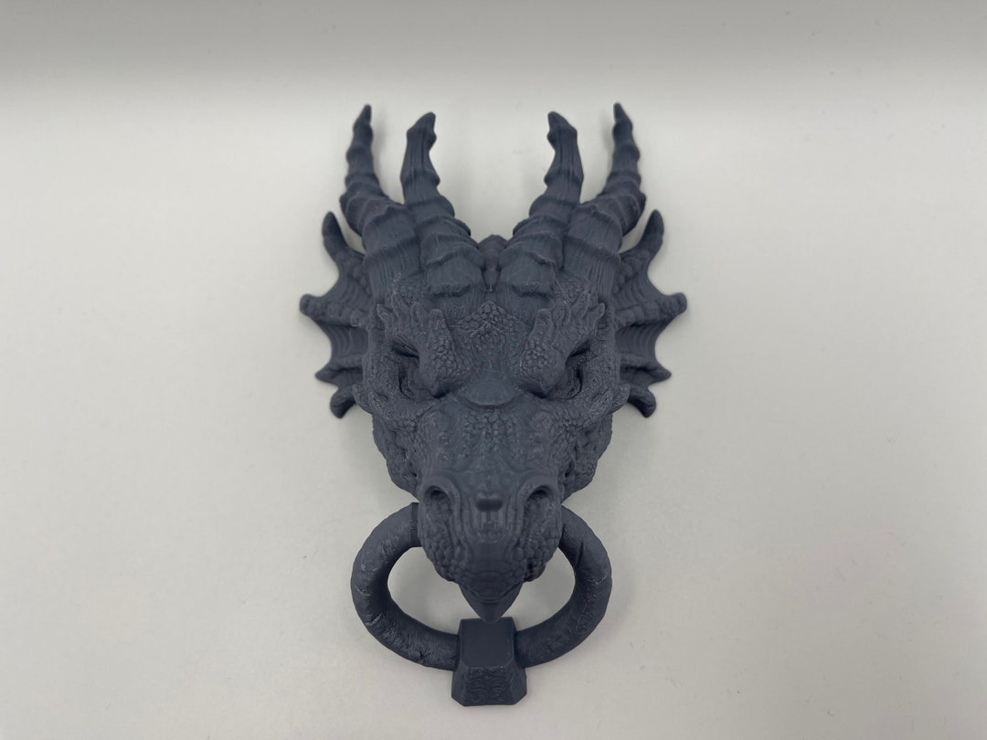 Dragon Door Knocker Door Knocker Stlflix Dragons 3D Print Decoration - Etsy