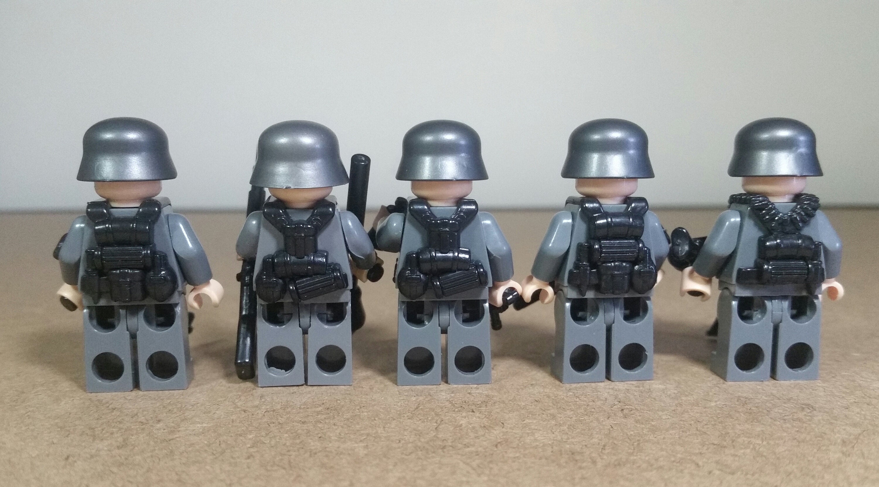WW2 Custom Building Blocks German Infantry Mini Figure Set of - Etsy ...