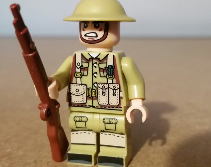 WW2 Custom Building Block Mini Figures / WW2 British Army Set of 12 - Etsy