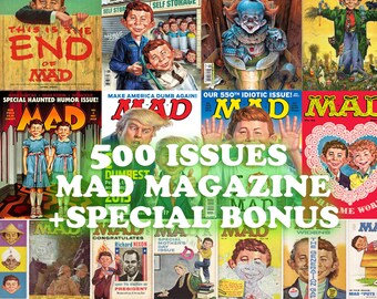 Issue 37 of MAD MAGAZINE JANUARY 1958 New Year Instant Digital - Etsy