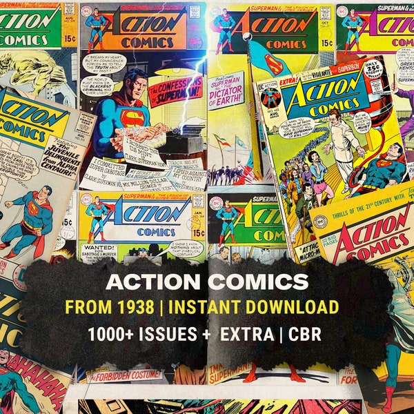 Action Comics - Etsy