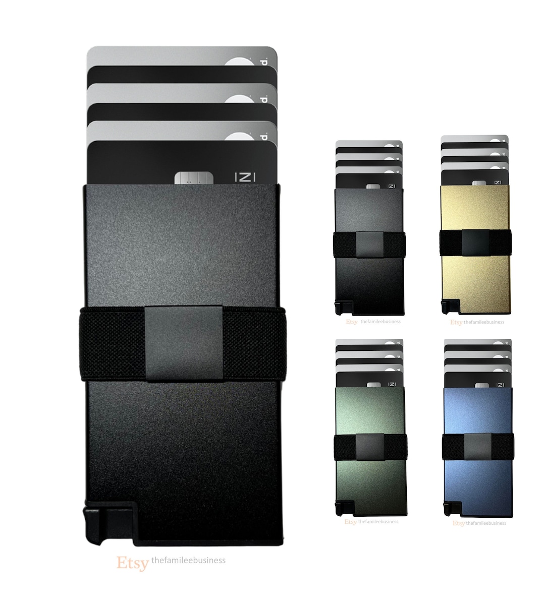 Aluminum Cardholder Popup Slim Wallet Like the Ekster Aluminum ...