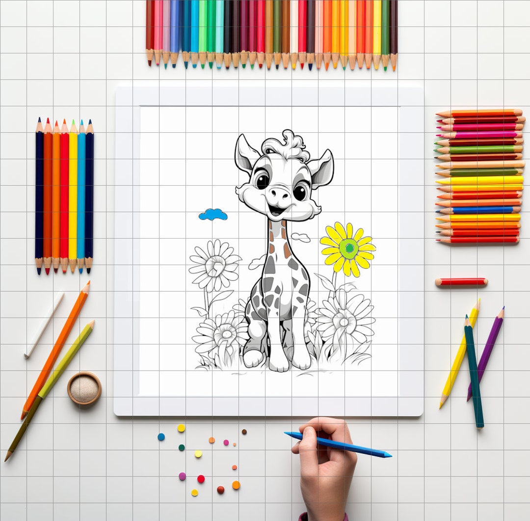 Printable Coloring Pages. 29 Coloring Pages. Cute and Fun - Etsy