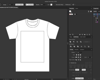 Shirt Vector Template - Etsy