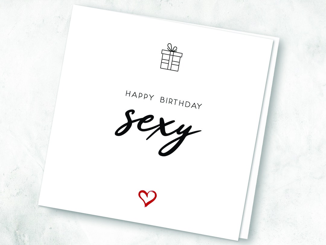 Happy Birthday Sexy Birthday Card Custom Greeting Cards And Stationery