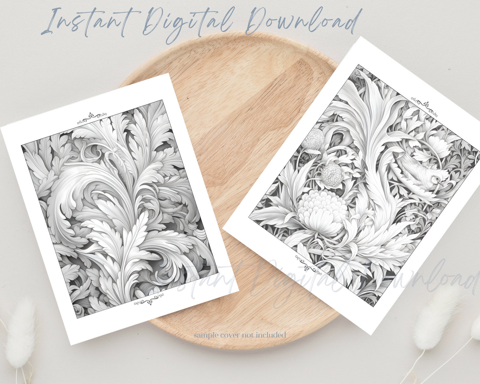 William Morris Coloring Pages, Vintage Coloring Printable, Florals ...