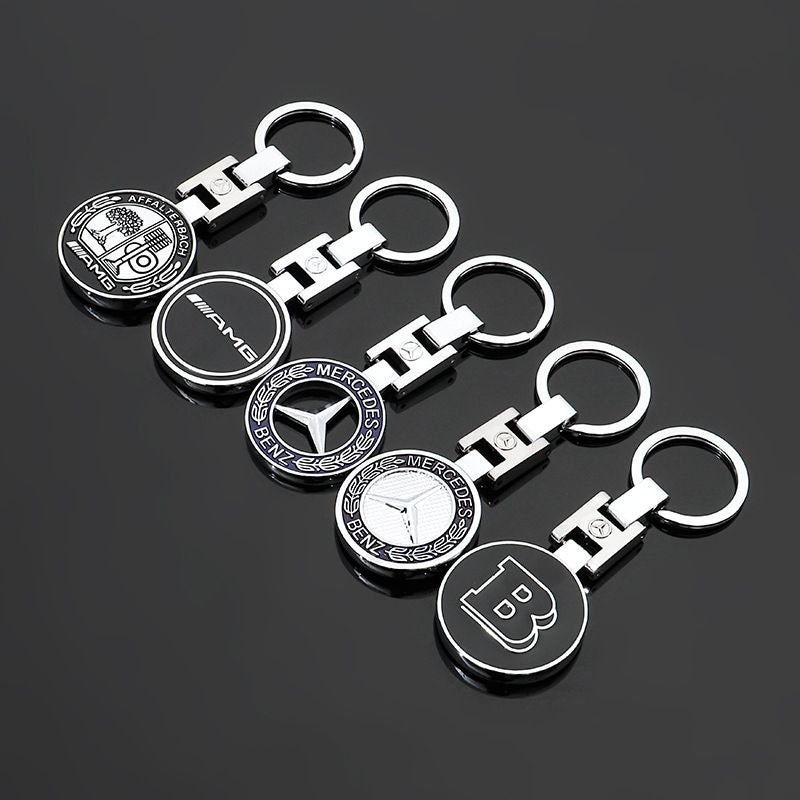 1 Pcs 3D Double Sided High Quality Metal Car Logo Keychain Keyring for ...