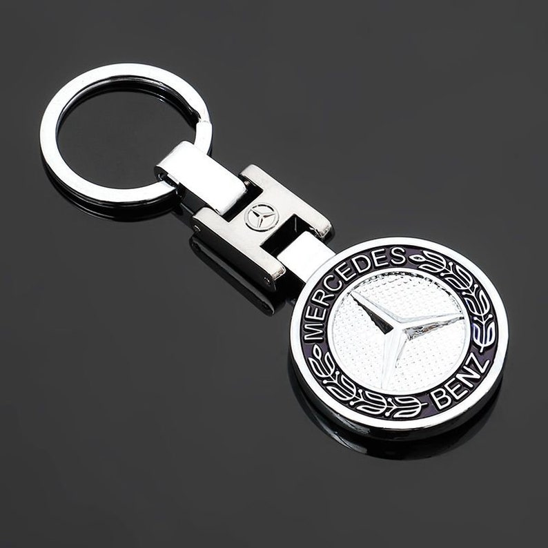 1 Pcs 3D Double Sided High Quality Metal Car Logo Keychain Keyring for ...