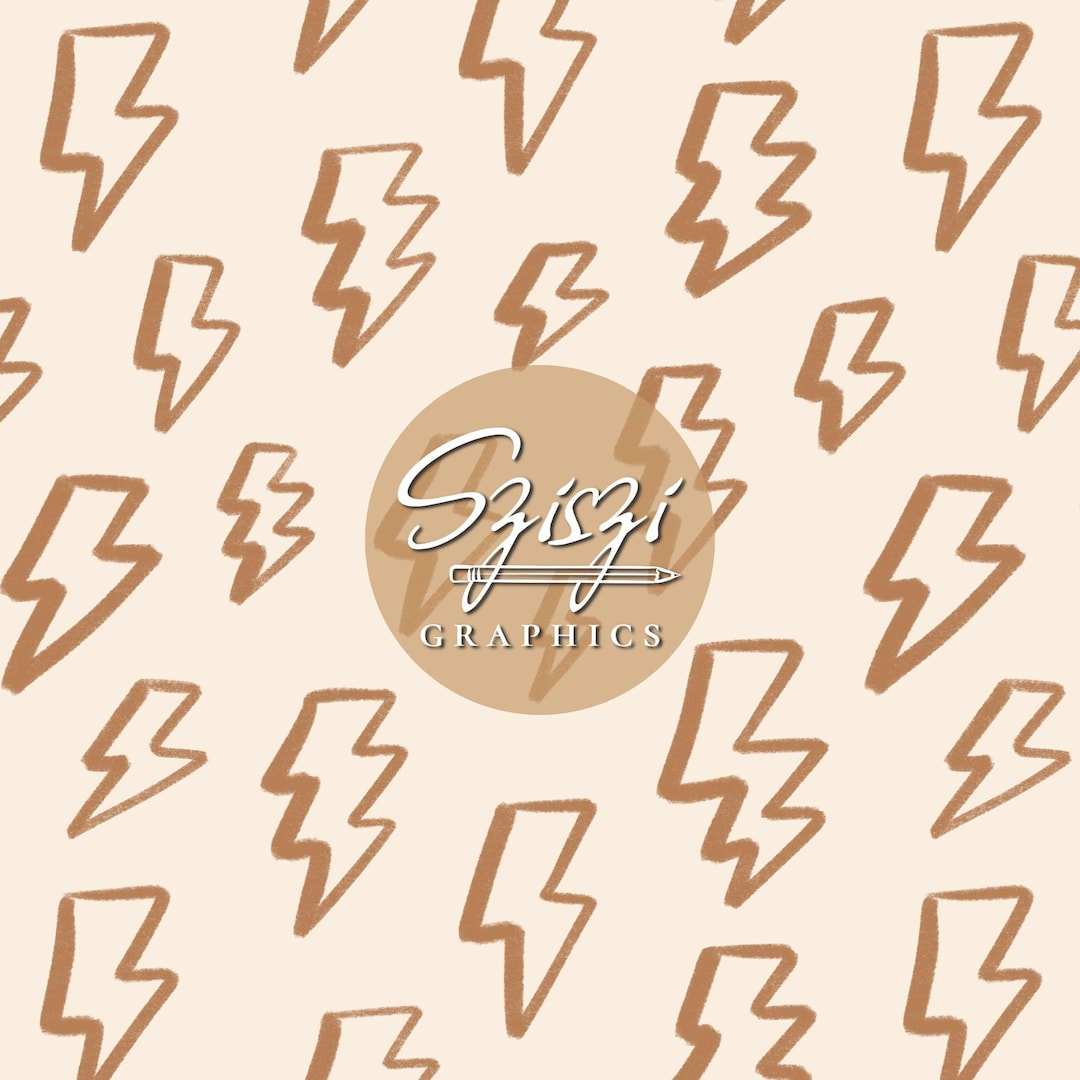 Lightning Bolt Seamless Pattern Thunderbolts Boho Baby Boy Nursery ...