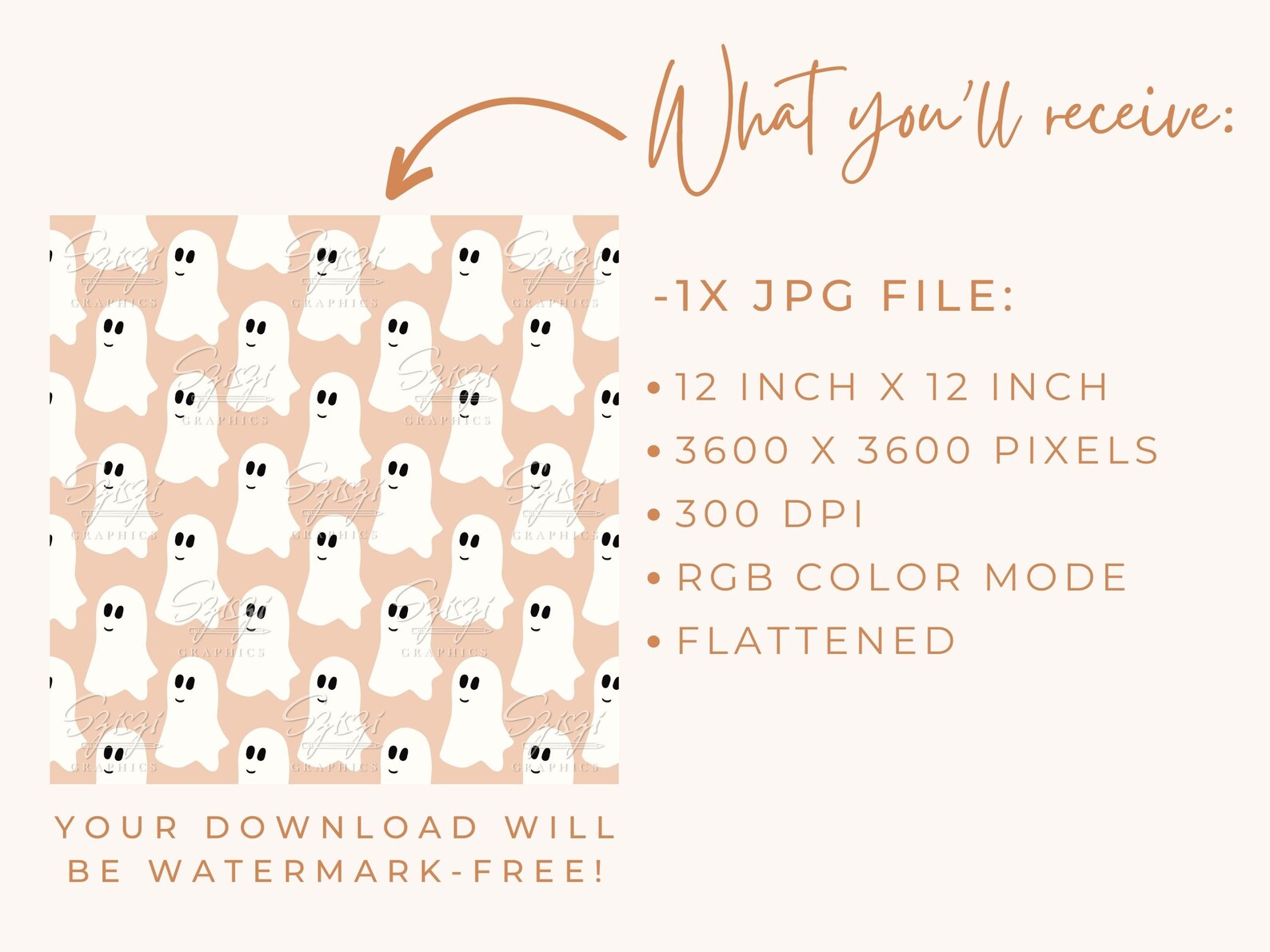 Halloween Ghost Pattern Ghost Seamless File Halloween Seamless Pattern ...