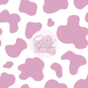 Purple Cow Print Cow Seamless File Cow Seamless Pattern Animal - Etsy