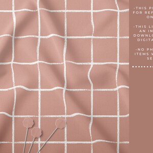 Grid Seamless File Boho Checker Seamless Pattern Geometric Modern ...