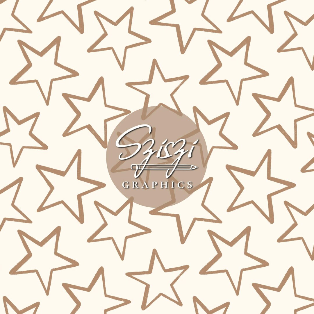 Boho Stars Seamless Pattern Simple Gender Neutral Kids Nursery Seamless ...