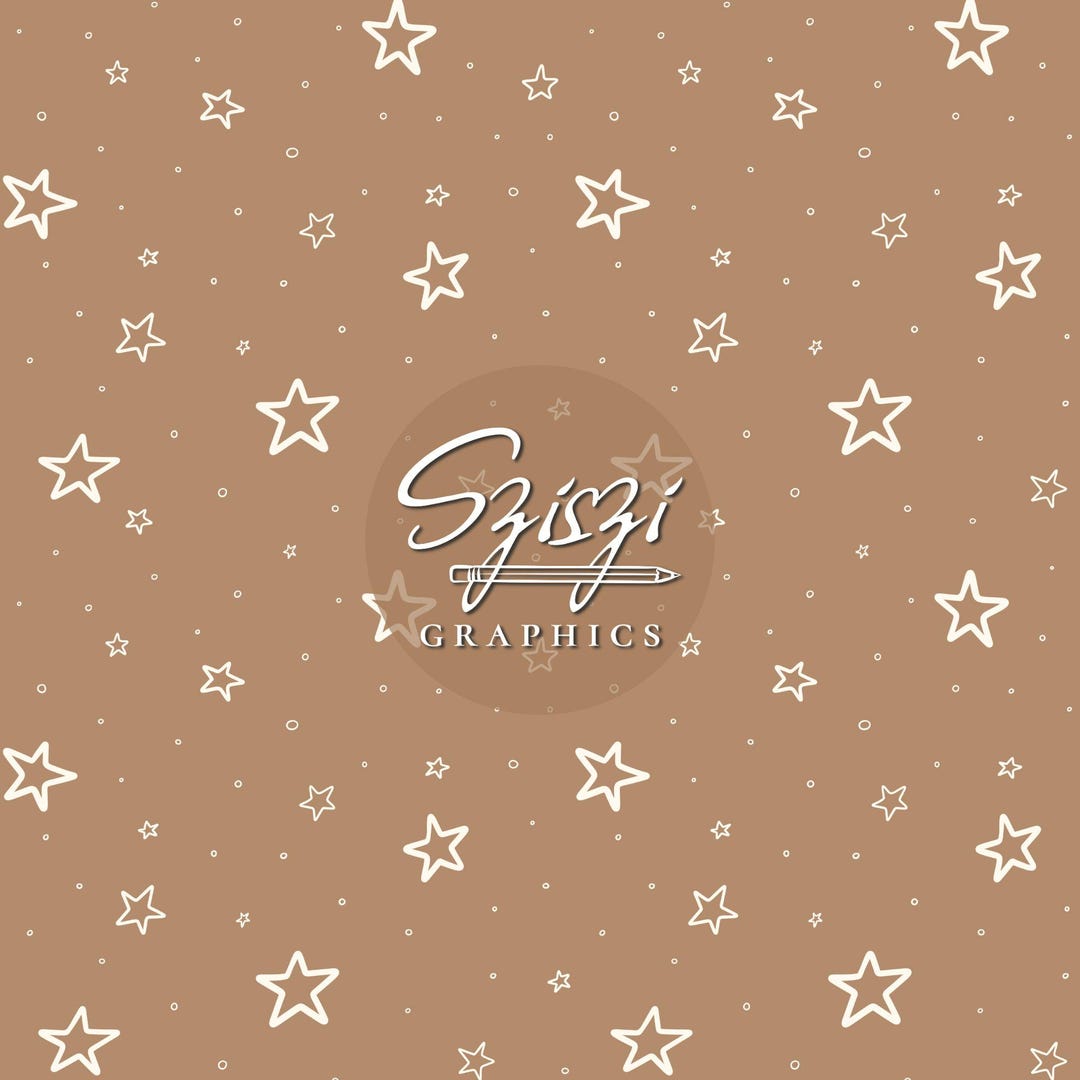 Neutral Stars Seamless File Simple Modern Minimalist Coordinate Print ...