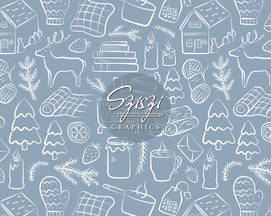 Scandinavian Winter Seamless Pattern Autumn Seamless Fall Seamless ...