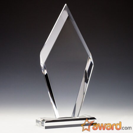 Custom Reversed Bevel Arrow Award Plaque, Custom Award, Employee ...