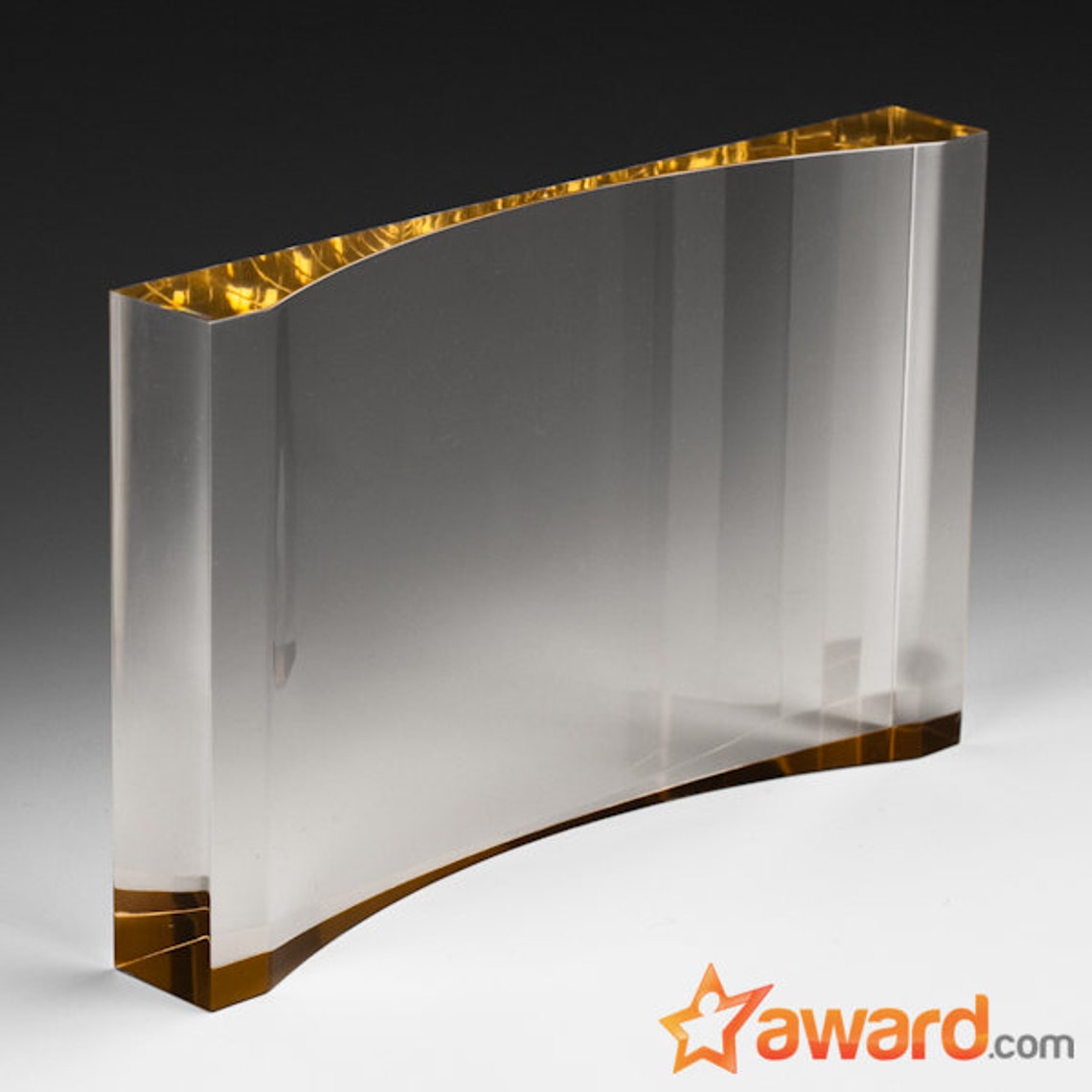 Custom Gold Crest Award Plaque, Custom Award, Employee Recognition ...