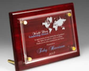Personalized Shield Acrylic Award, Custom Award, Employee Recognition ...