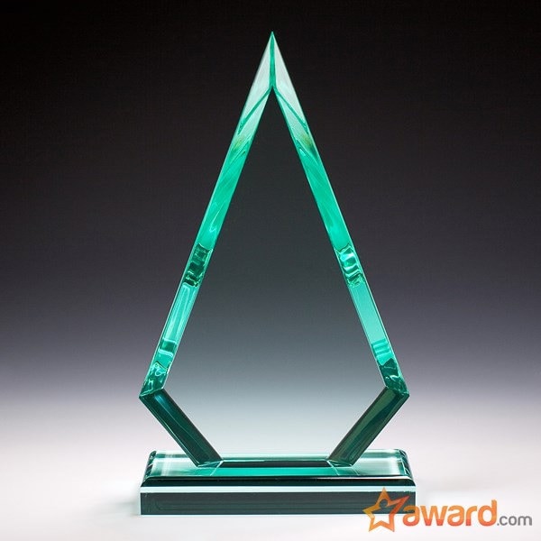 Personalized Jade Arrowhead Award Plaque, Custom Award, Employee Recognition, Retirement ...
