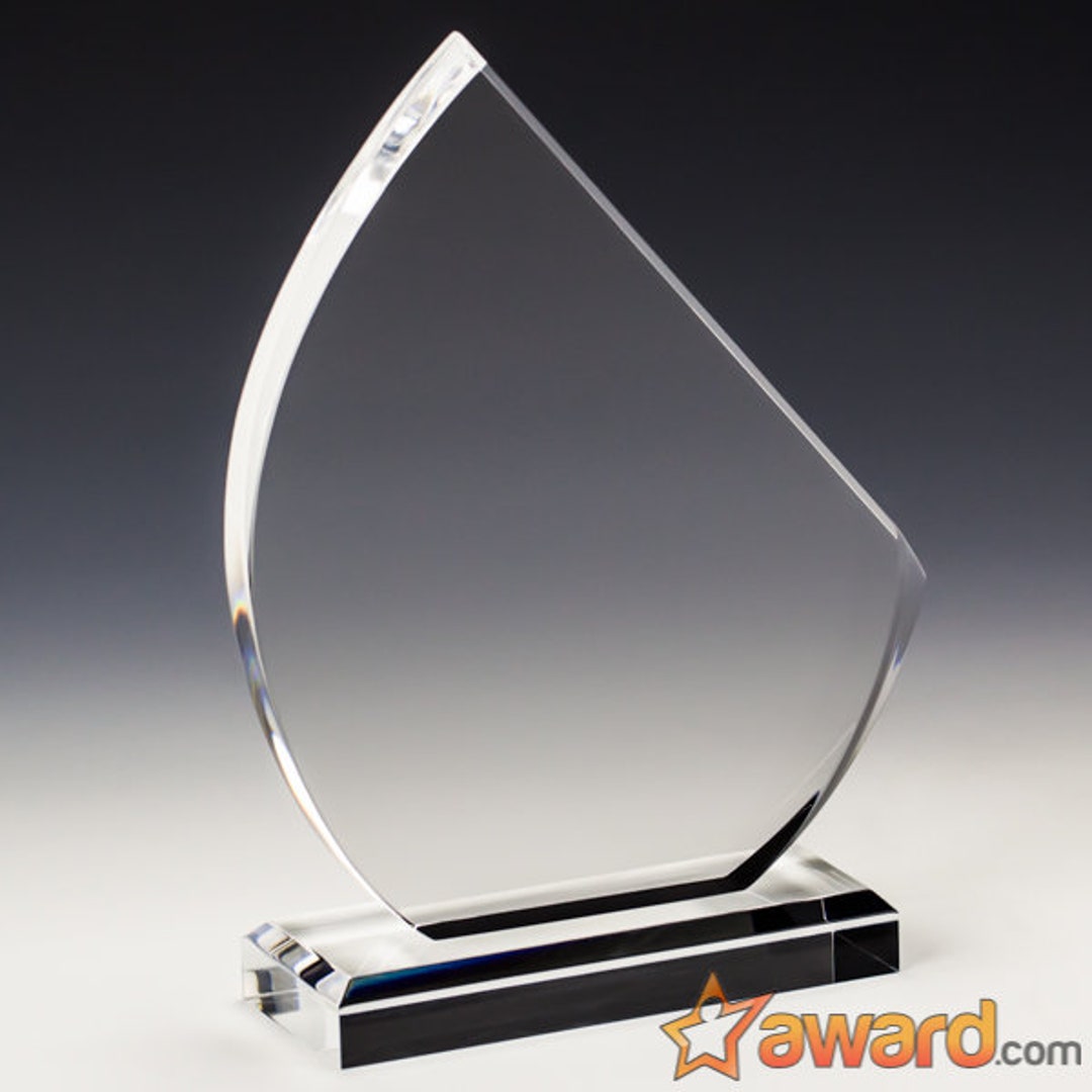 Personalized Clear Sail Acrylic Award Plaque, Custom Award, Employee ...