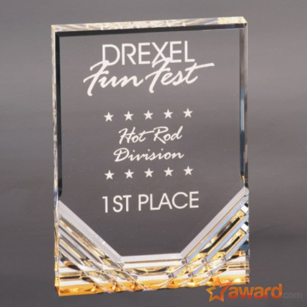 Custom Gold Jewel Award, Custom Award Plaque, Employee Recognition ...