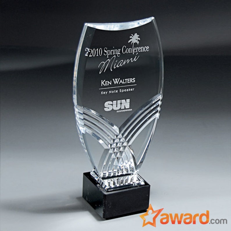 Personalized Shield Acrylic Award, Custom Award, Employee Recognition ...