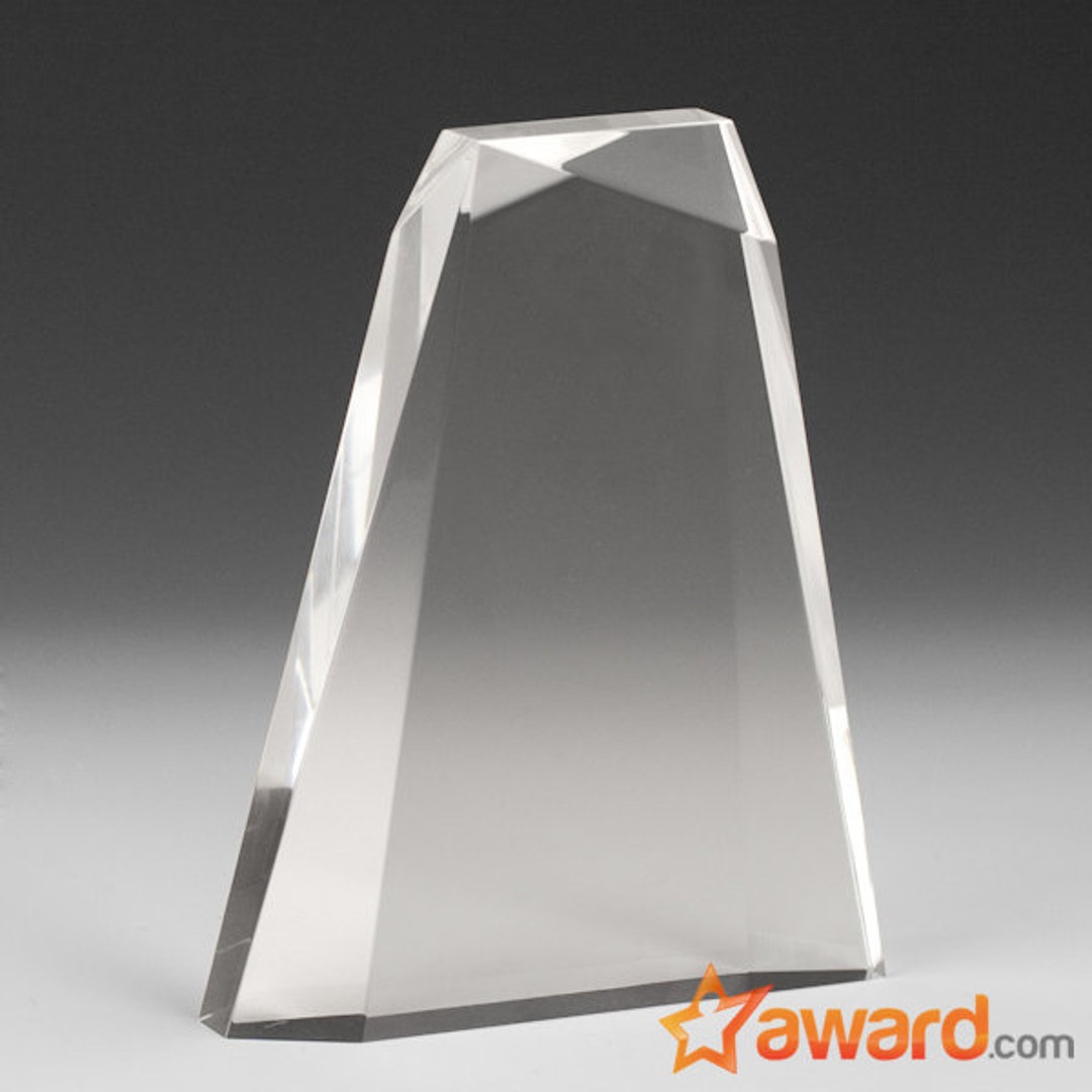 Personalized Clear Monument Award Plaque, Custom Award Plaque, Employee ...