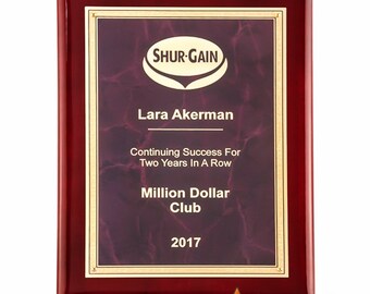 Personalized Shield Acrylic Award, Custom Award, Employee Recognition ...