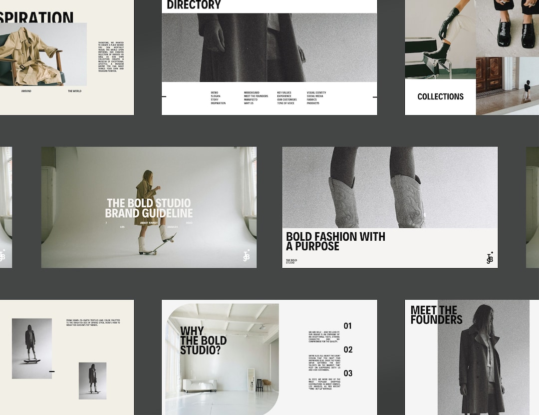 Fashion Brand Guidelines Template for Canva | Boutique, Lifestyle Brand ...