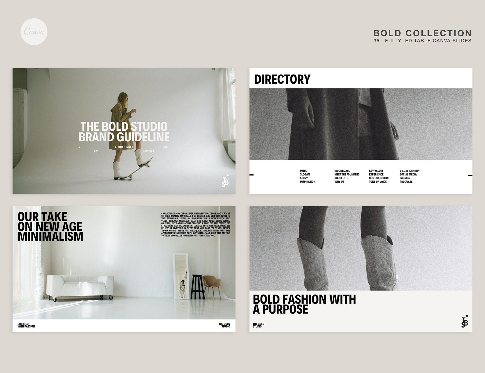 Fashion Brand Guidelines Template for Canva | Boutique, Lifestyle Brand ...