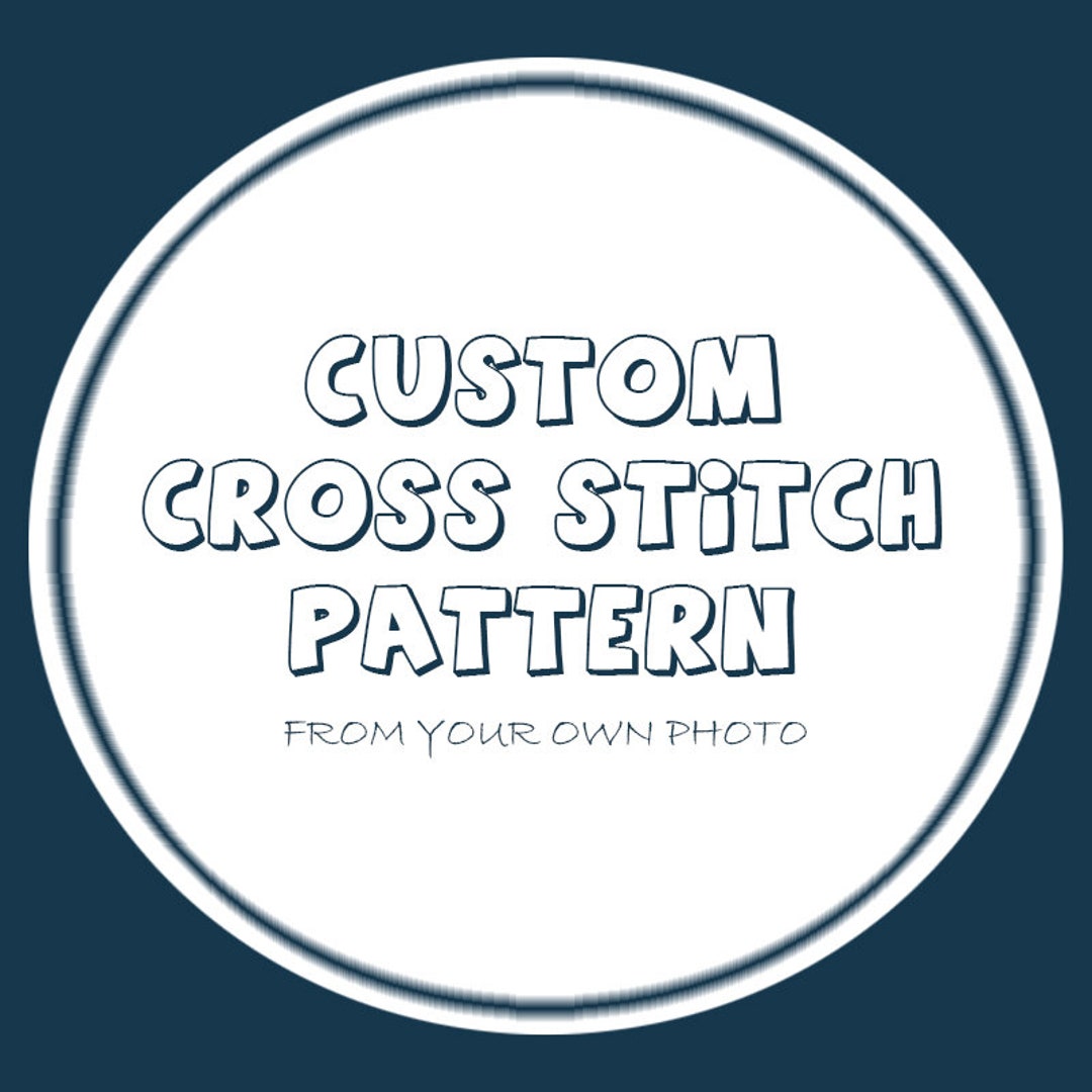 Custom Cross Stitch Pattern From Your Own Photo - 8 X 8 Inch PDF ...