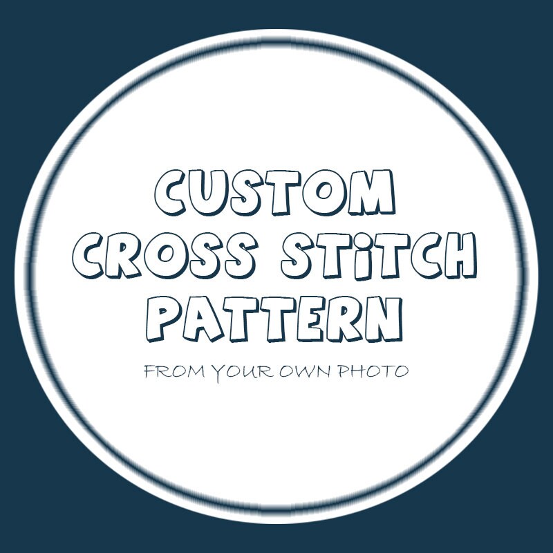 Custom Cross Stitch Pattern From Your Own Photo - 8 X 8 Inch PDF ...