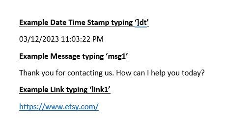 Automate Saved Text Through Hotstring Hotkey Script Macros - Etsy