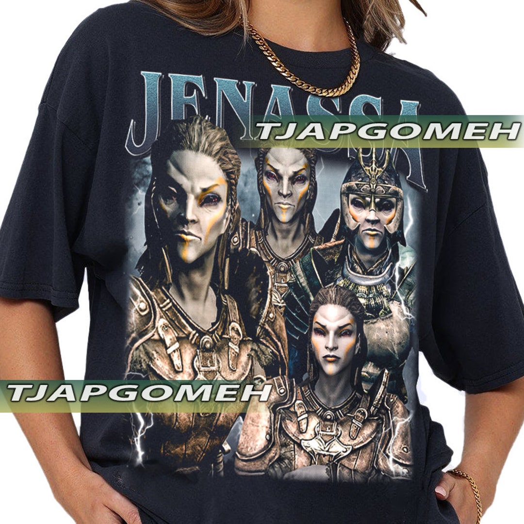 T-shirt vintage Jenassa Skyrim, cadeau pour femme et homme T-shirt ...