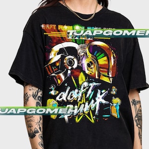 Limited Daft Punk Vintage T-shirt, Gift for Woman and Man Unisex T-shirt 046 - Etsy