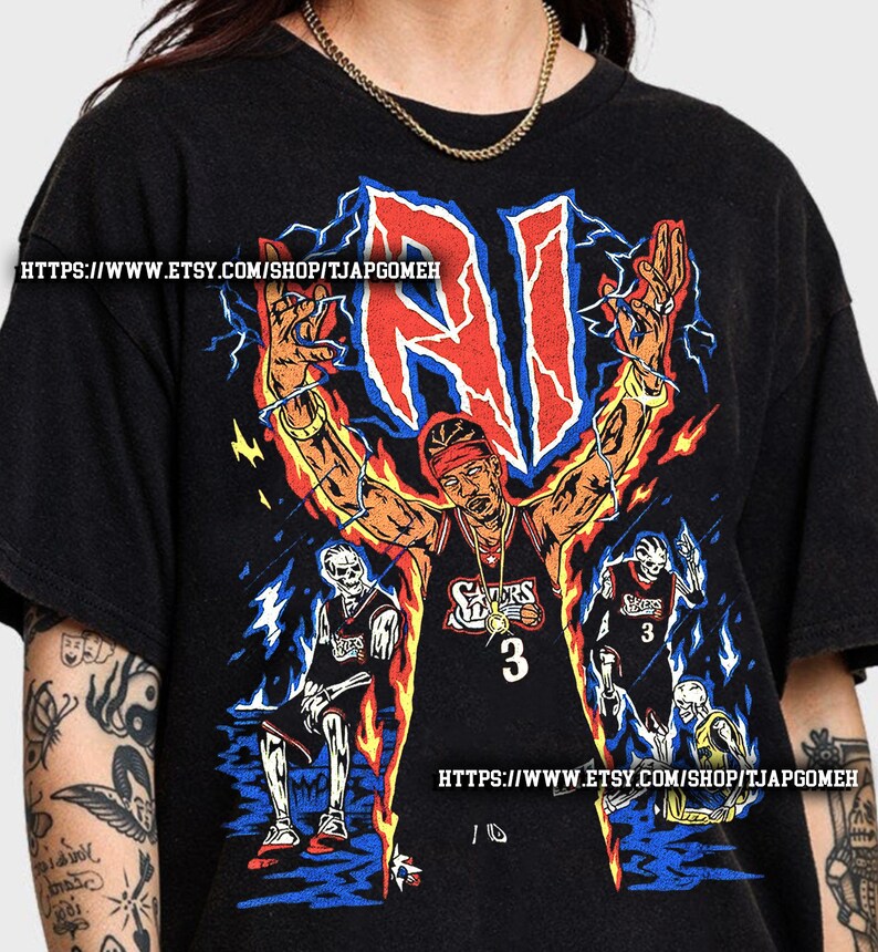 Limited Allen Iverson the Answer Vintage T-shirt, Gift for Woman and Man Unisex T-shirt - Etsy