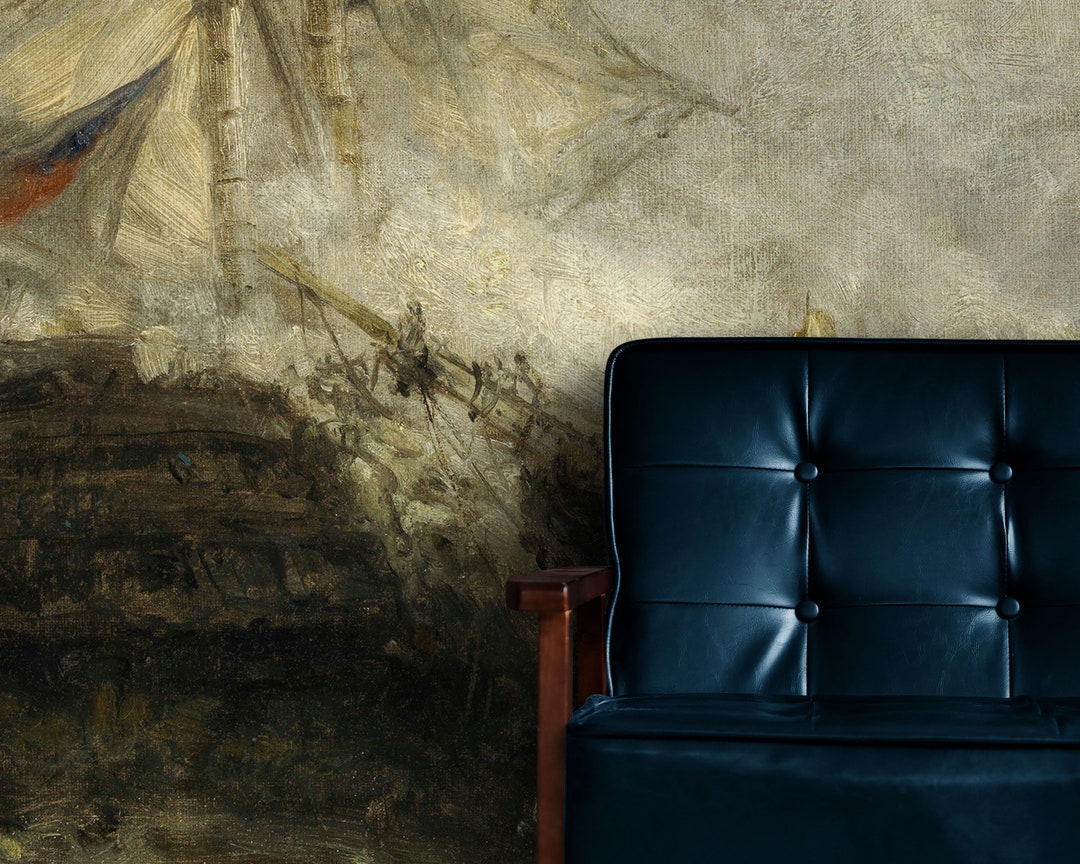 Nautical Wallpaper Mural Peel and Stick or Regular. Scenic Wall Decor ...