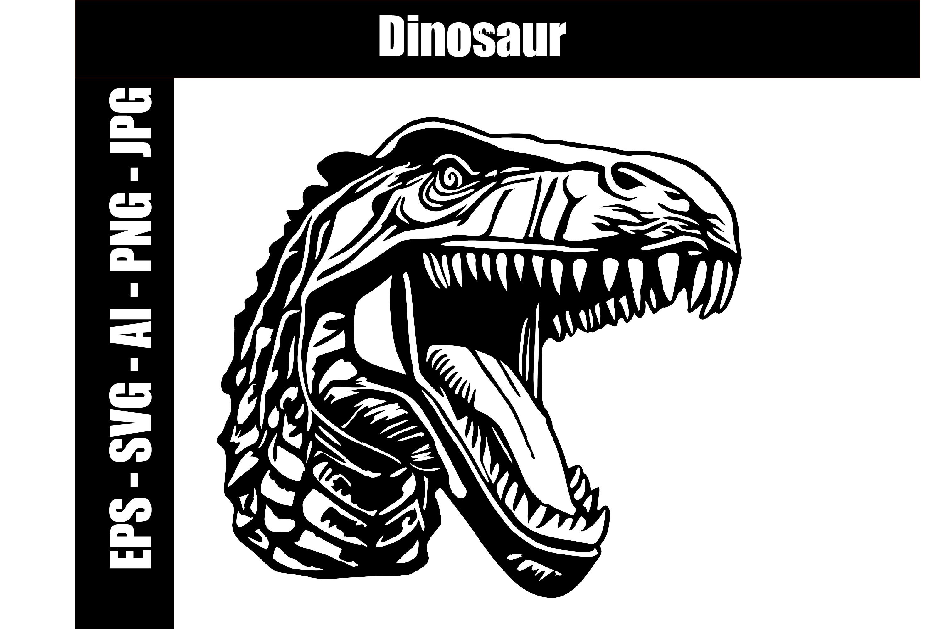 Dinosaur SVG, AI, Jpg, Png, Eps - Digital Download - Cut File - SVG for ...