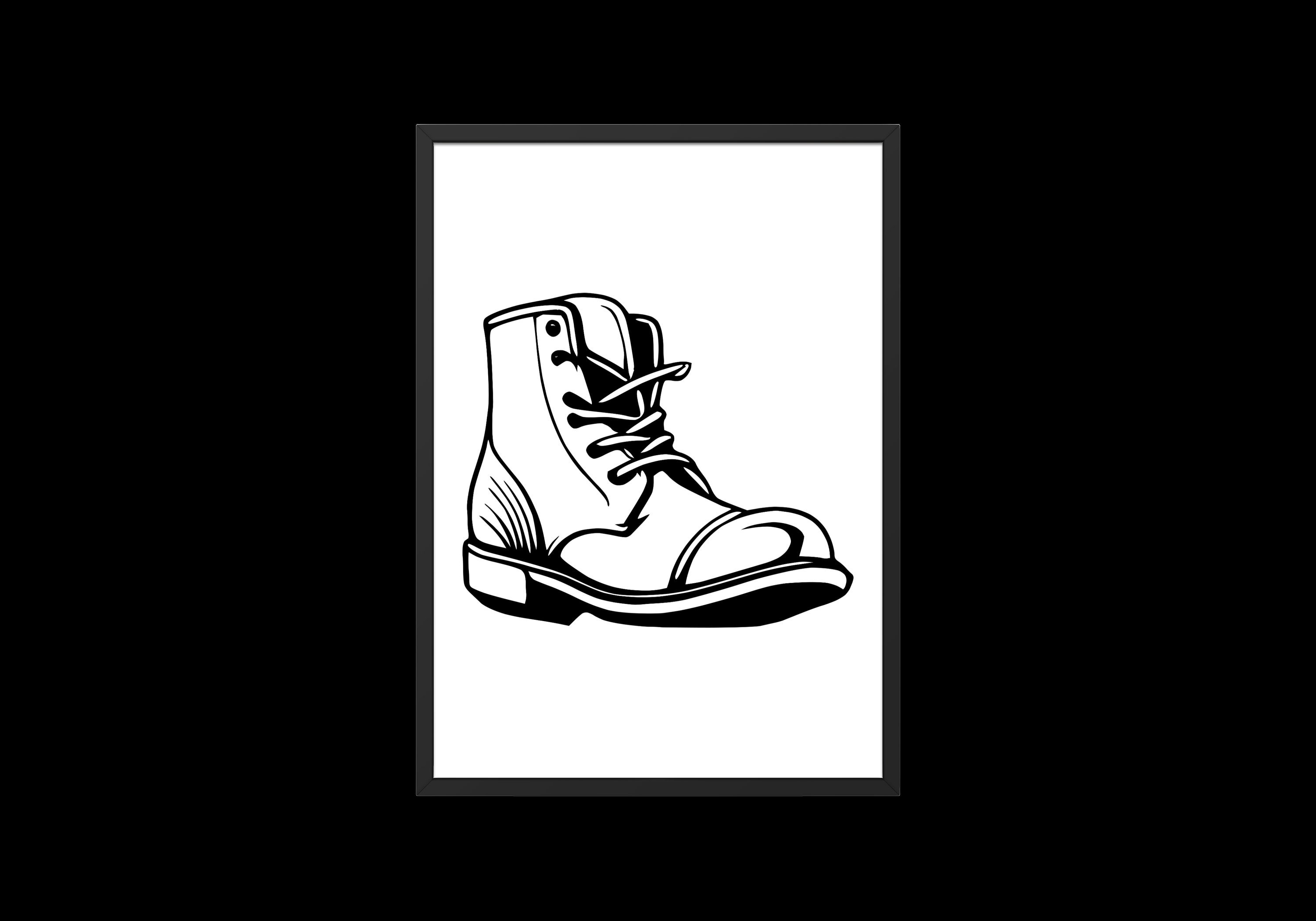 Boot SVG, AI, Jpg, Png, Eps Digital Download Cut File SVG for Cut ...