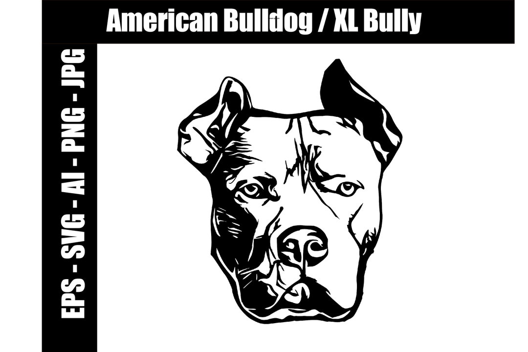 American Bully SVG, AI, Jpg, Png, Eps - Digital Download - Cut File ...