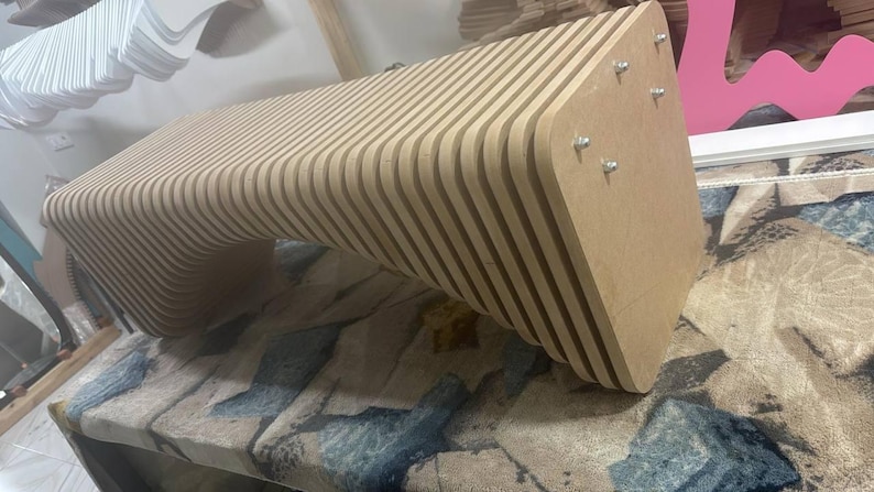 Parametric Bench Wooden - Parametric Seating Wooden Furniture ...